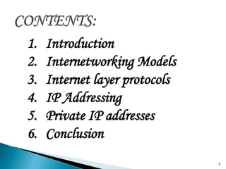internet layer protocol | PPT