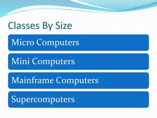Different Types of Computer | PPT