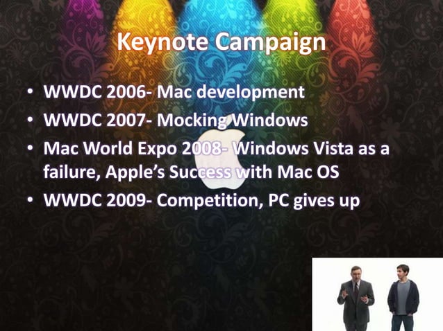 Apple: Get a Mac Campaign | PPTX | Operating Systems | Computer ...