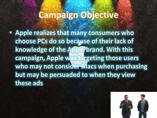Apple: Get a Mac Campaign | PPTX