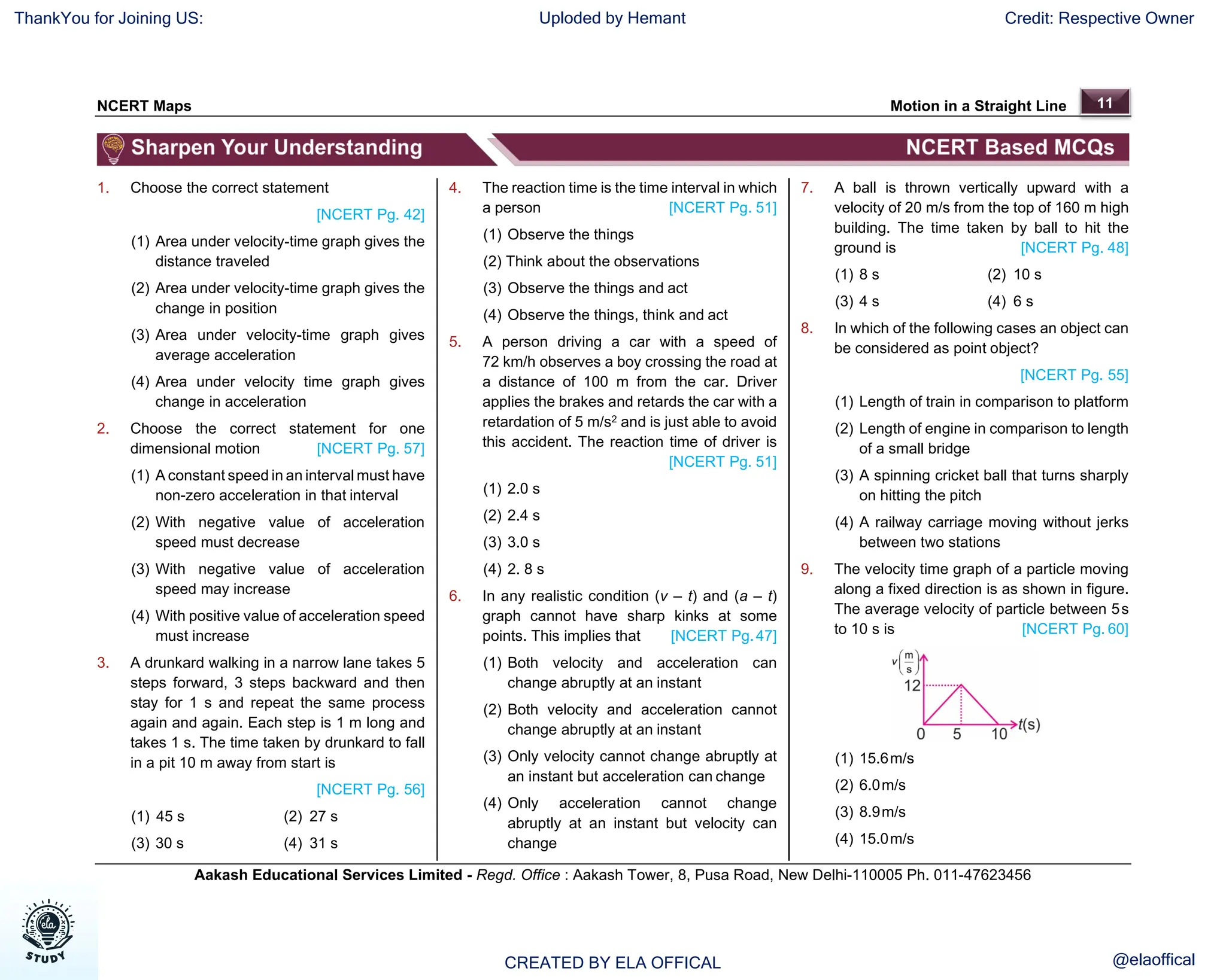 A@kash Physics NCERT Maps.pdf physics short notes physics short notes ...
