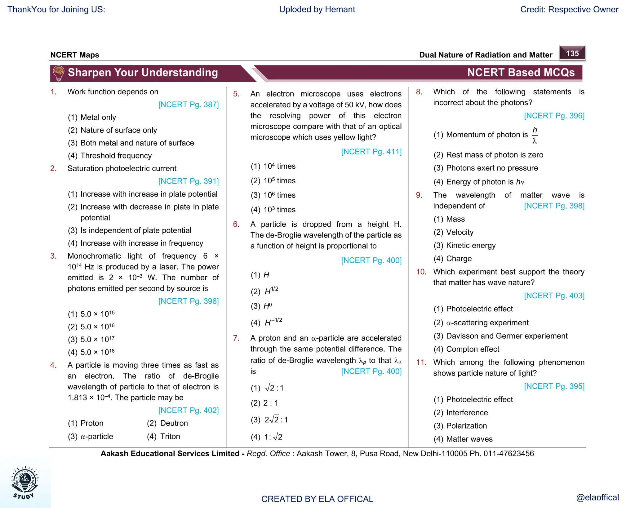 A@kash Physics NCERT Maps.pdf physics short notes physics short notes ...