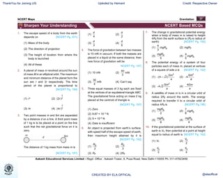 A@kash Physics NCERT Maps.pdf physics short notes physics short notes ...