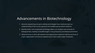Role of Biology in Next Generation Technology | PPTX