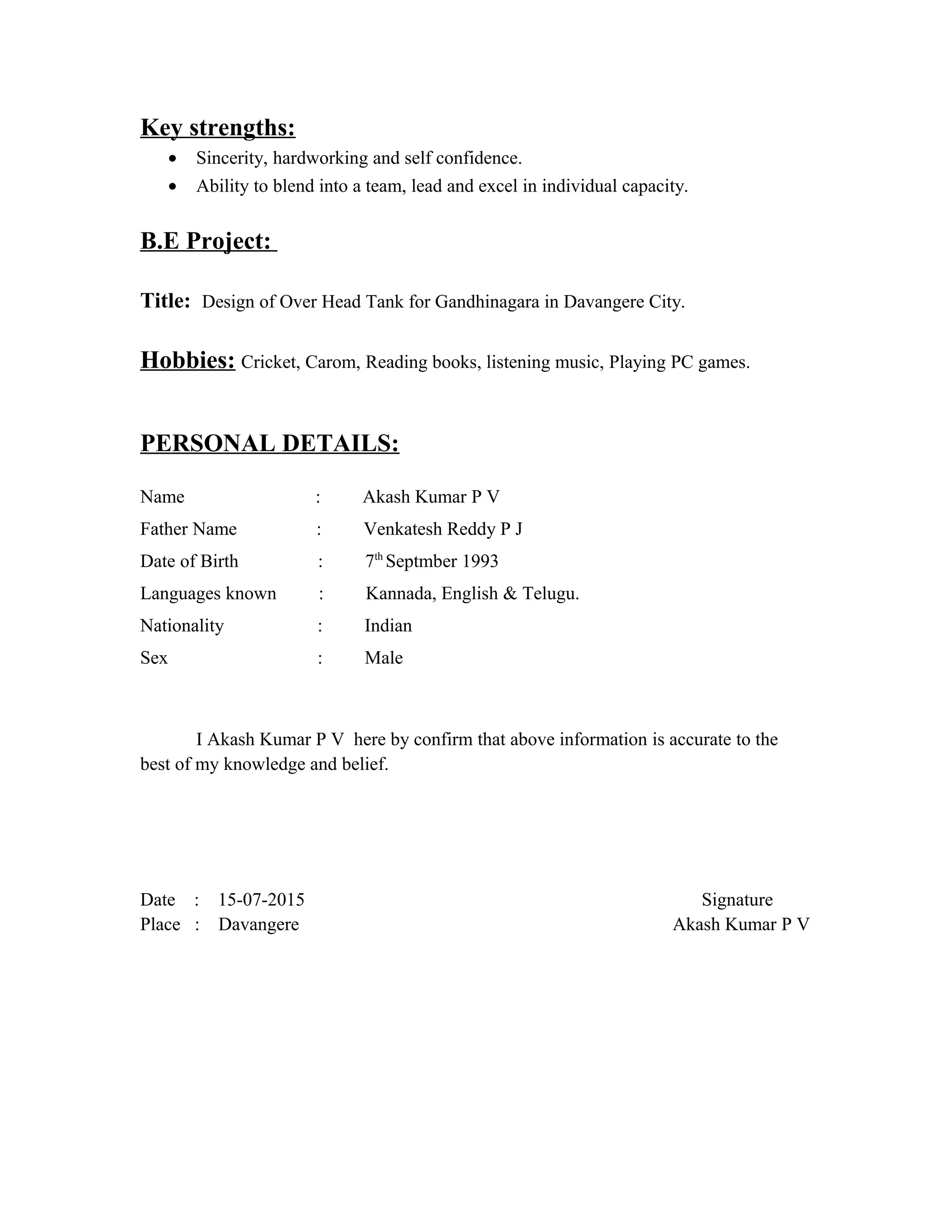 Akash resume | PDF