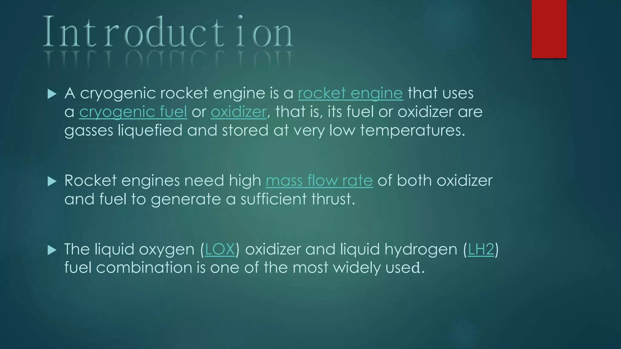 CRYOGENIC ROCKET ENGINE | PPTX