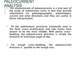 Sedimentary structure and paleocurrent analysis | PPTX