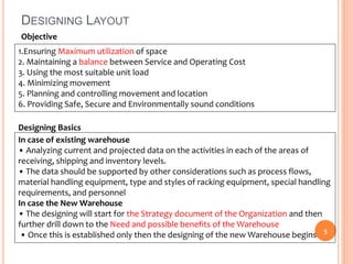 Design of warehouse | PPTX