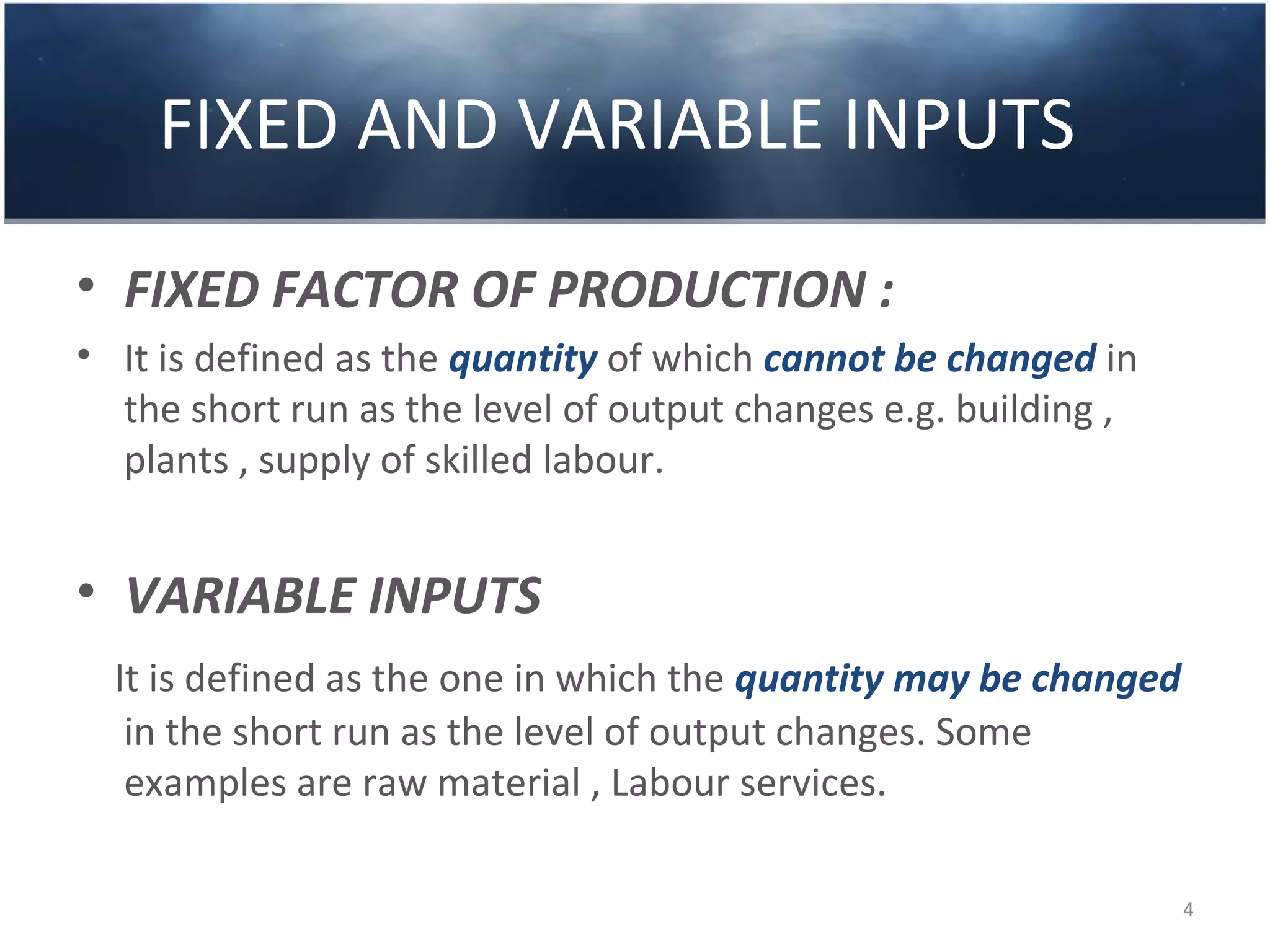 Law Of Variable Proportions (Economics) | PPT