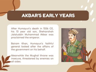 Presentation on history of Mughal emperor Akbar | PDF