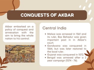 Presentation on history of Mughal emperor Akbar | PDF