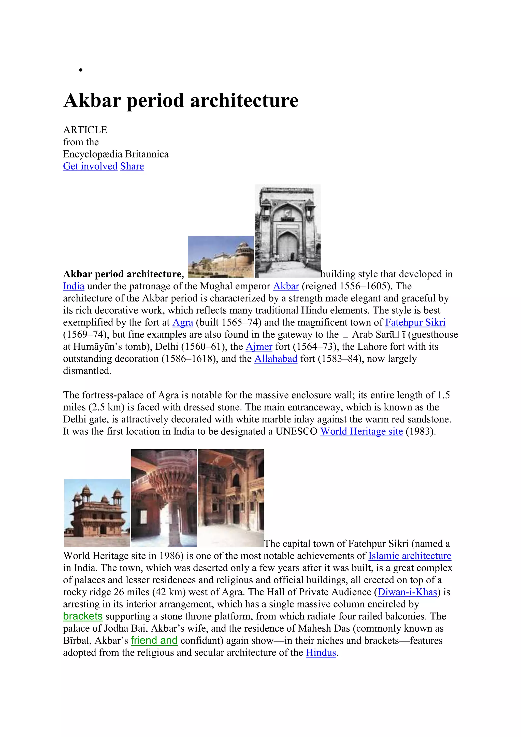 Akbar period architecture 25.1.11