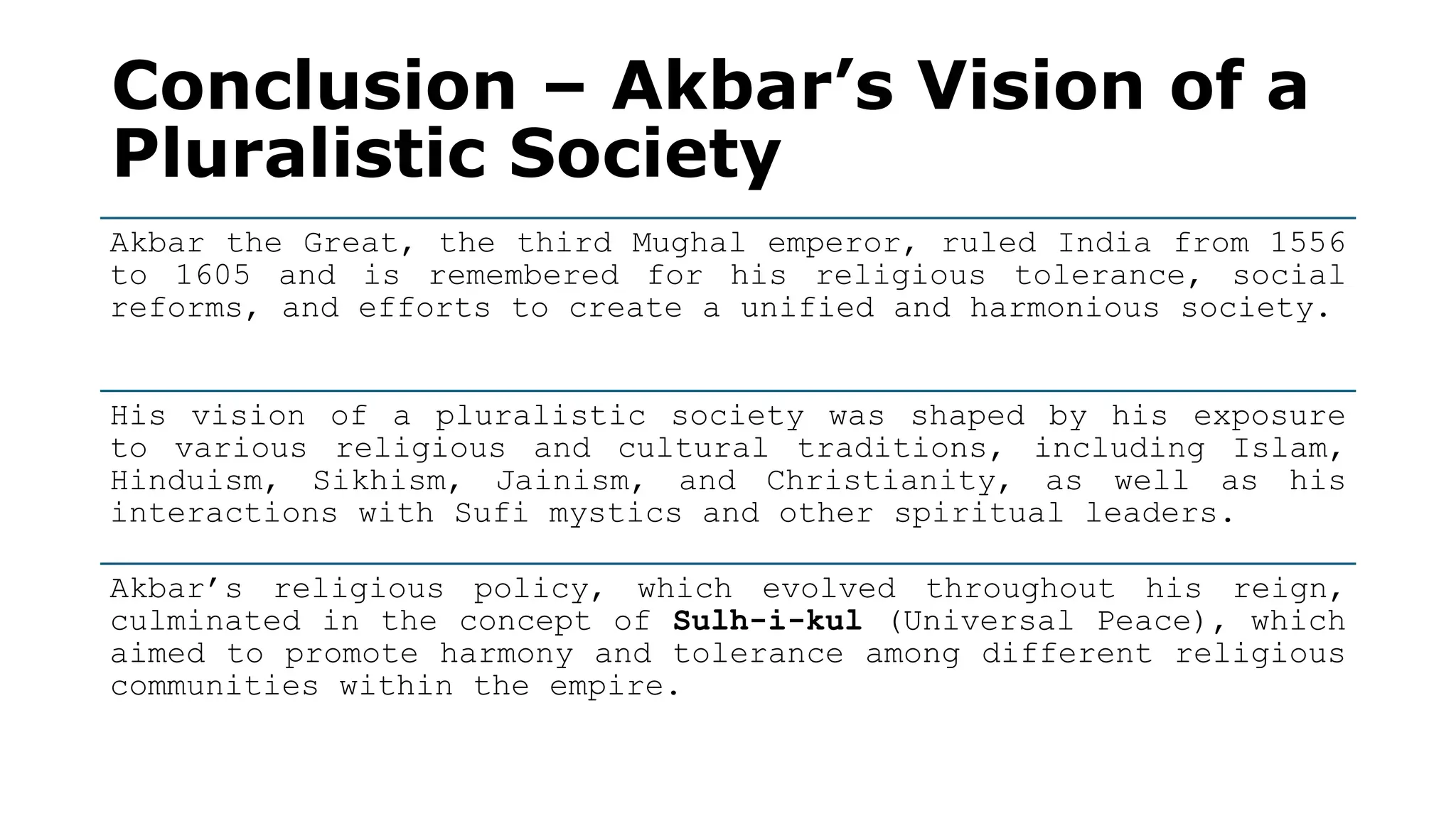 Akbar Religious Policy and Sufism comparison.pptx