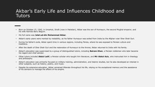 Akbar Religious Policy and Sufism comparison.pptx