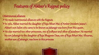 Akbar's Rajput Policy -by Juliya | PPTX
