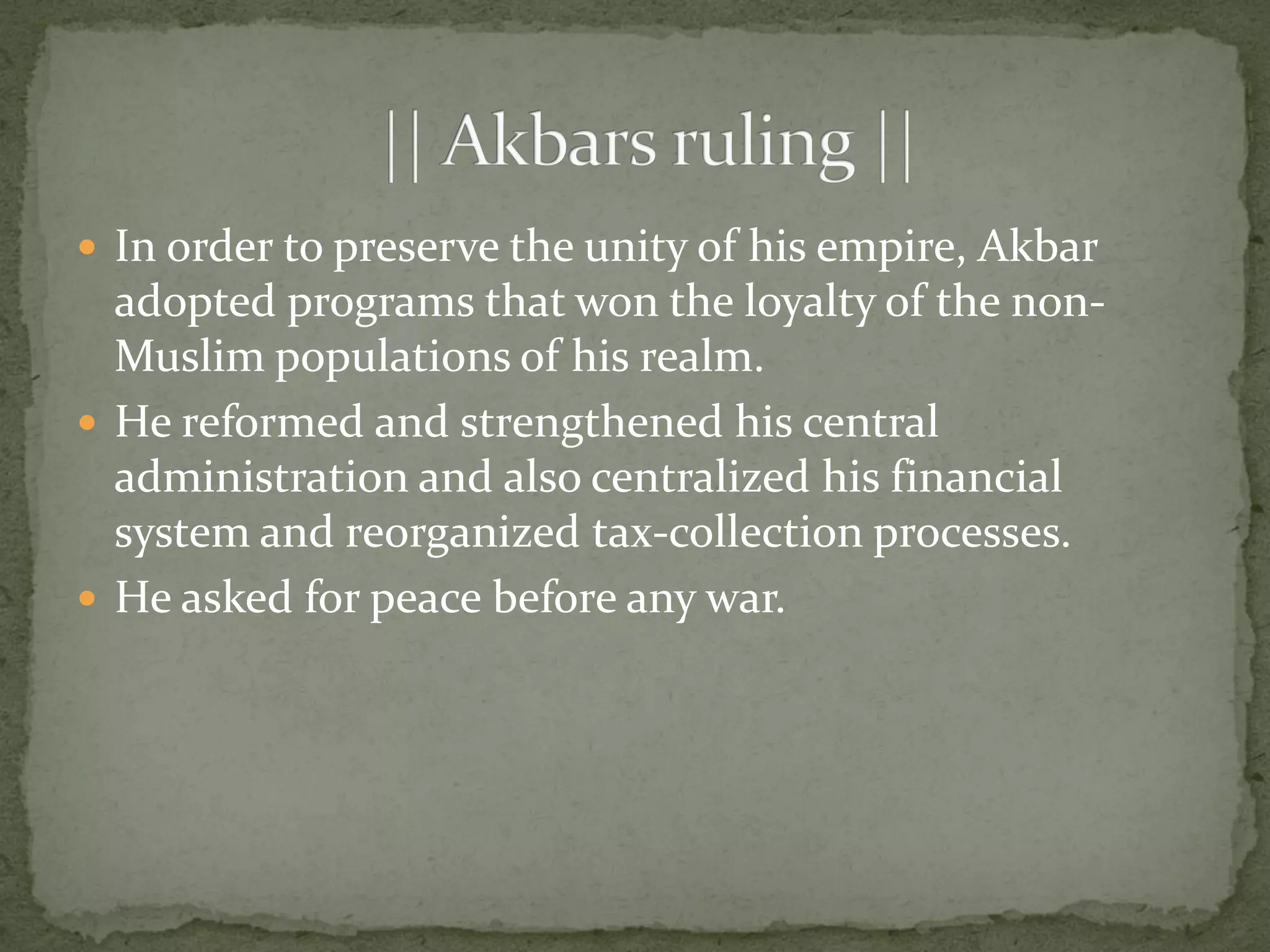 Akbar the great | PDF
