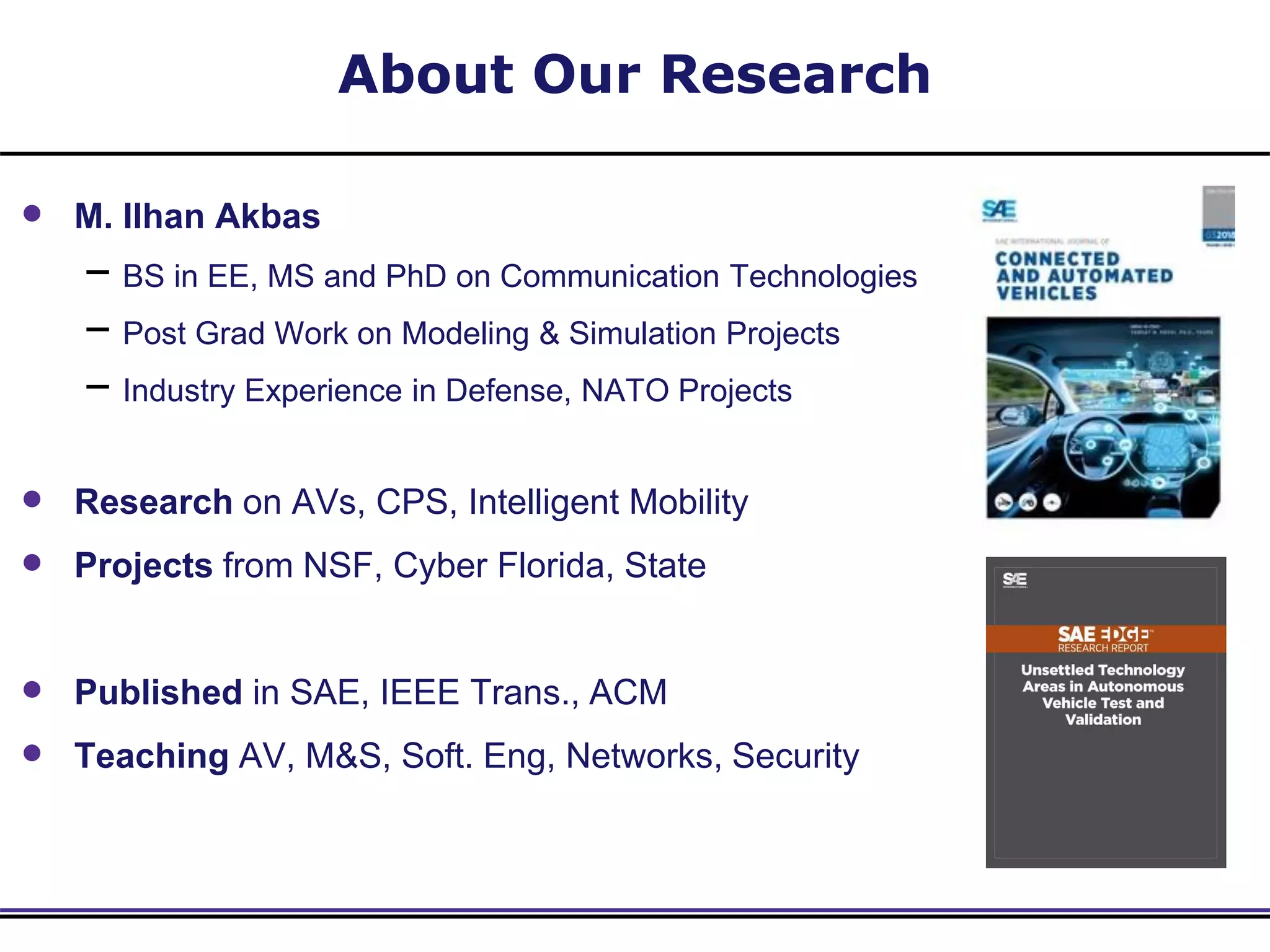 Validation Framework for Autonomous Aerial Vehicles | PPT