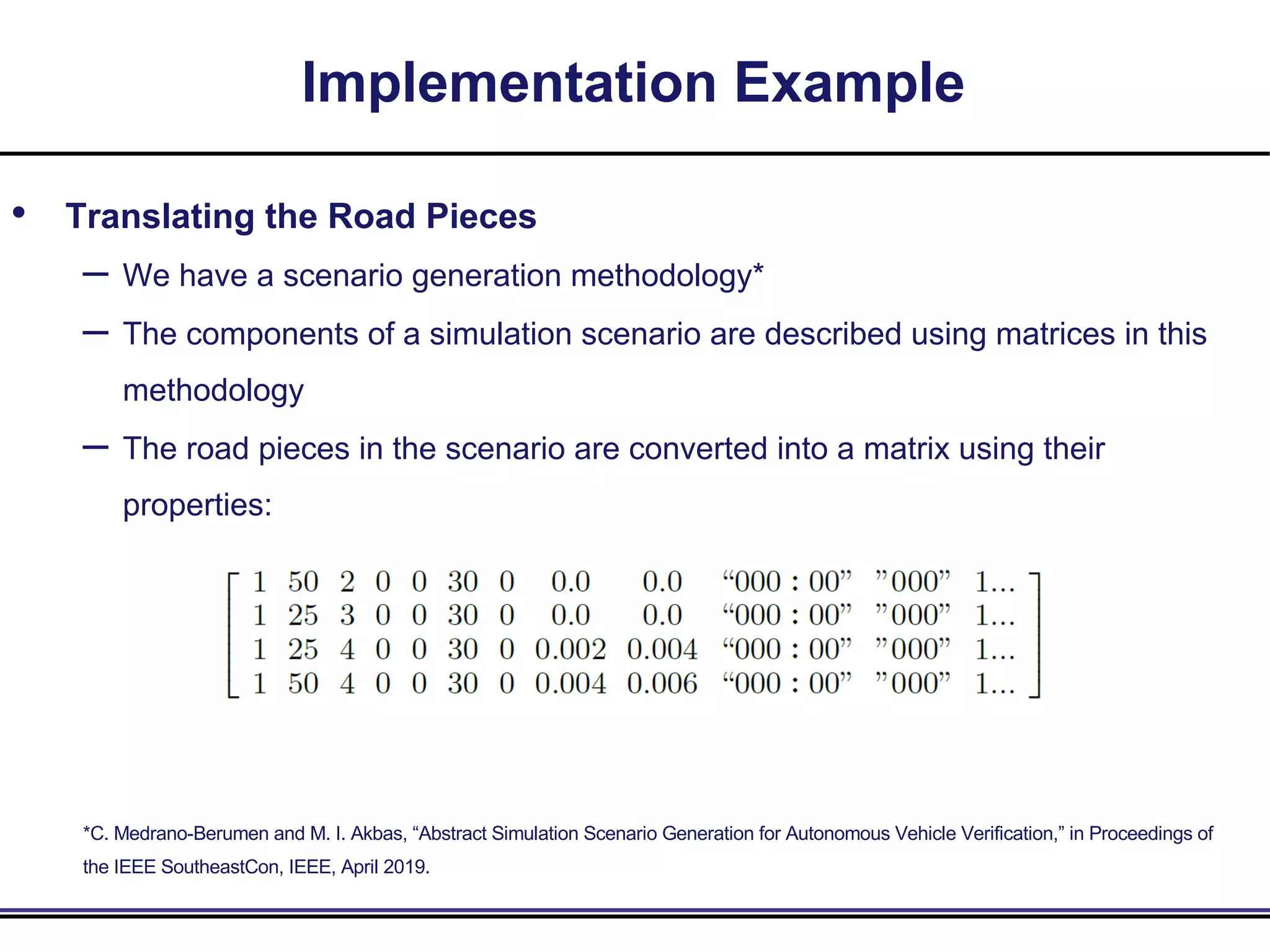 Generation Of Autonomous Vehicle Validation Scenarios Using Crash Data
