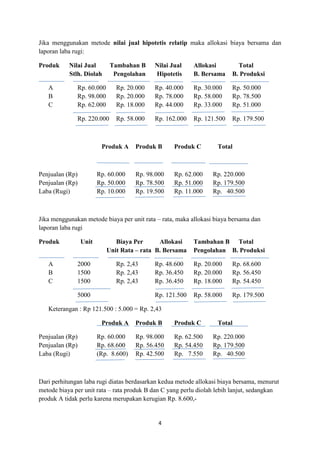 Akbi bab 9 produk bersama | PDF