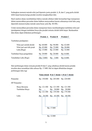 Akbi bab 9 produk bersama | PDF