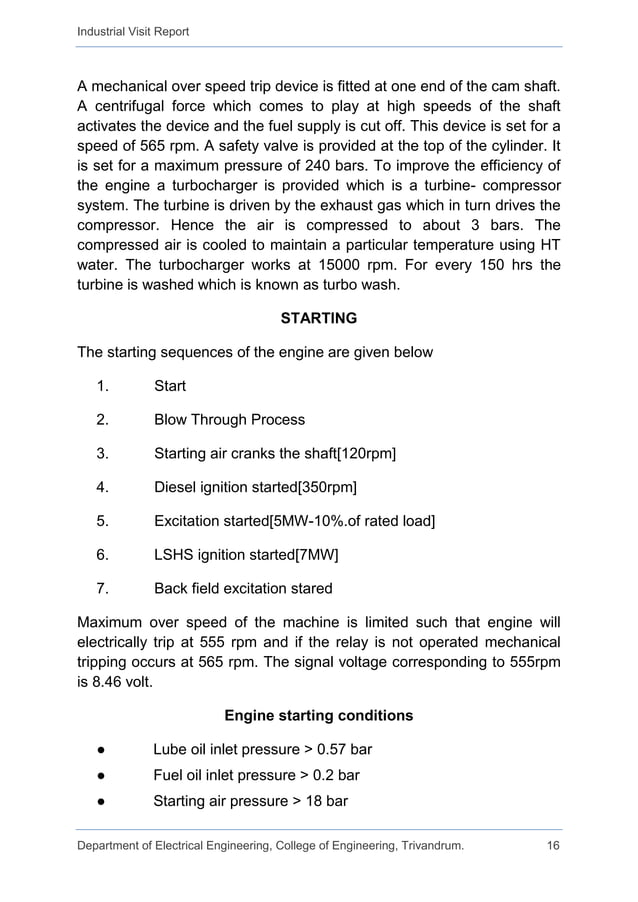 Industrial visit Report | PDF | Power and Energy Industry | Industries