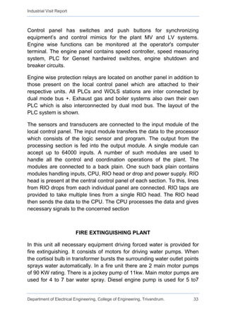 Industrial visit Report | PDF