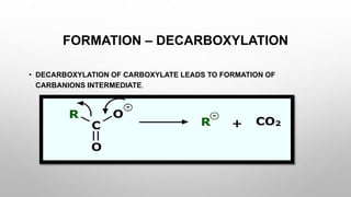 ORGANIC INTERMEDIATES- CARBANIONS | PPTX