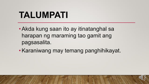 Akdang pampanitikan | PPTX