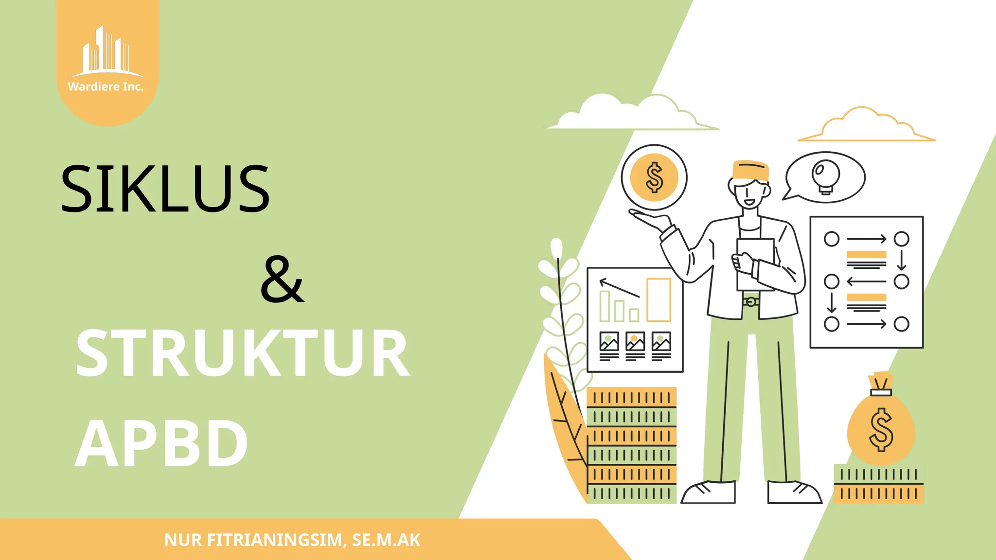 siklus dan struktur anggaran pendapatan dan belanja daerah | PPTX