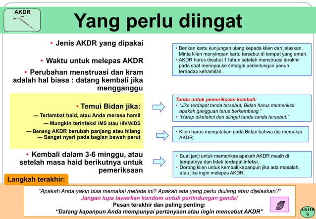 Alat Kontrasepsi Dalam Rahim (AKDR) | PPT