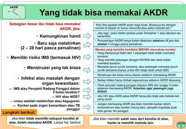 Alat Kontrasepsi Dalam Rahim (AKDR) | PPT