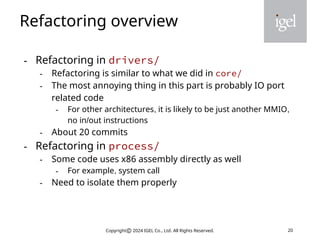 Preparing BitVisor for Supporting Multiple Architectures | PPT