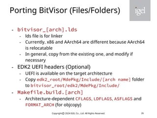Preparing BitVisor for Supporting Multiple Architectures | PDF