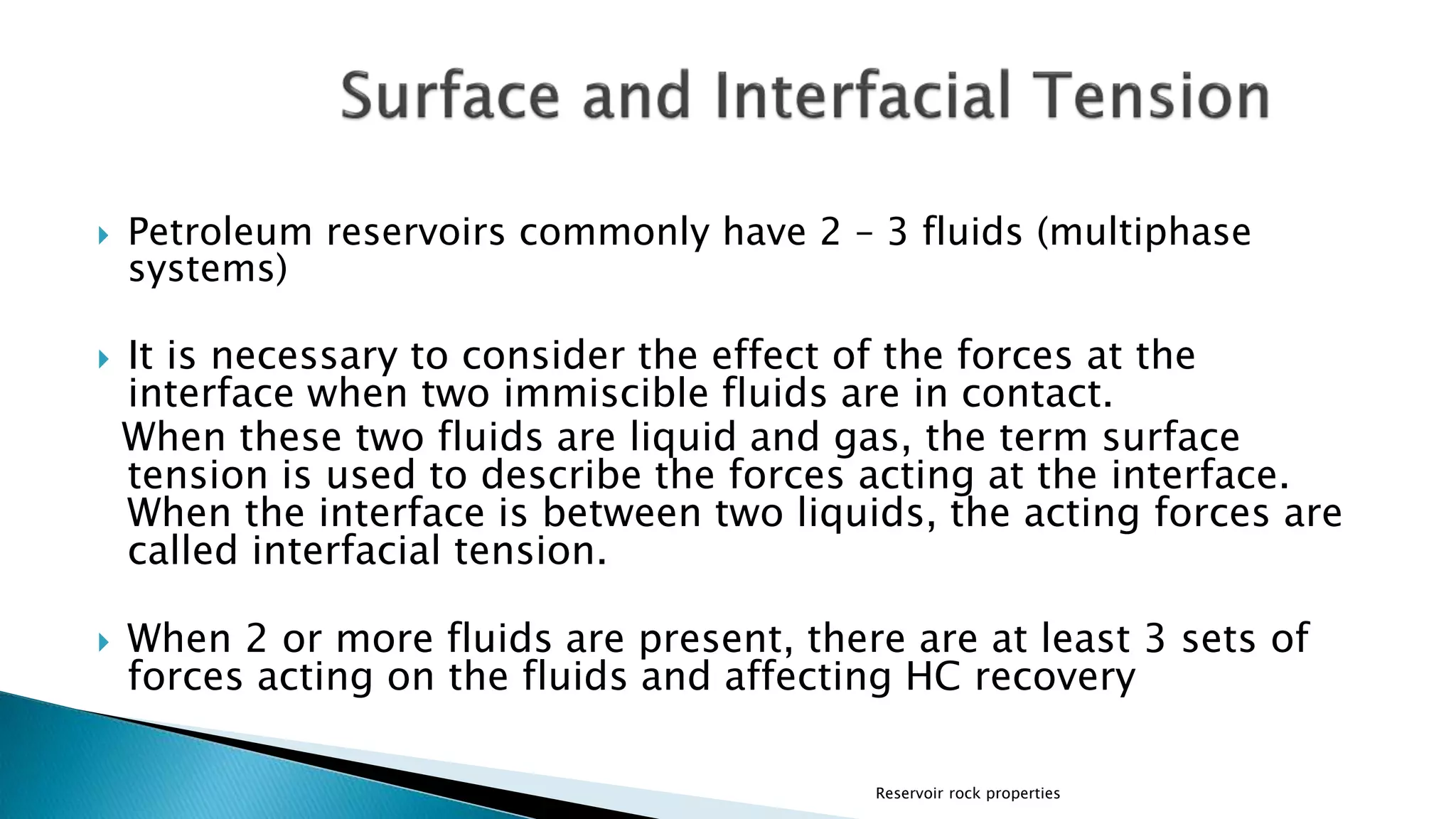 Reservoir Rock Properties | PPTX