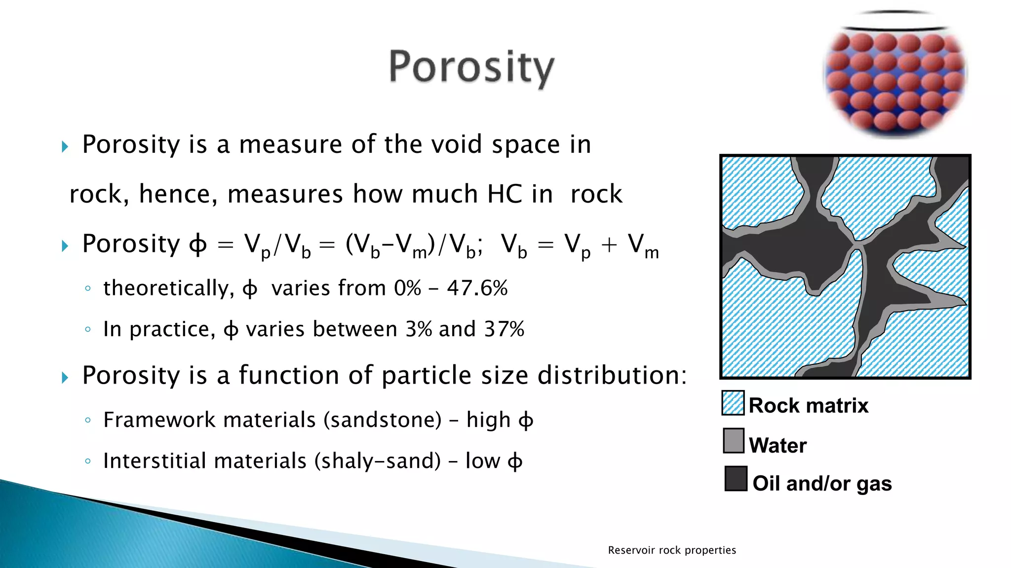 Reservoir Rock Properties | PPTX