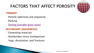 Reservoir Rock Properties | PPTX