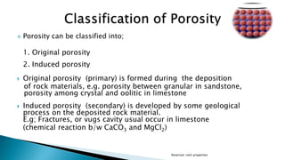 Reservoir Rock Properties | PPTX