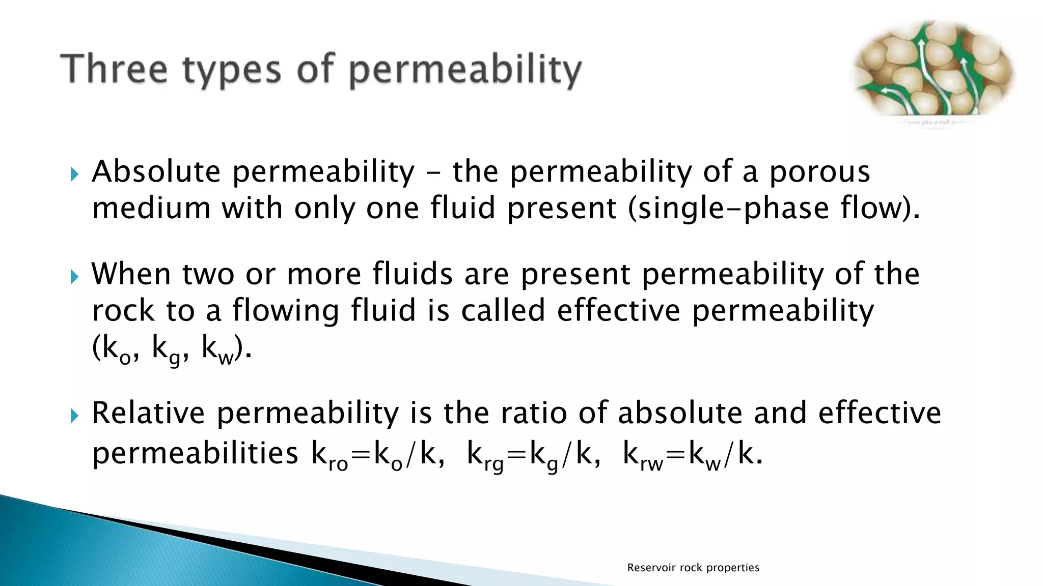 Reservoir Rock Properties | PPTX