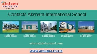 Akshara International School Sports Academy | PPTX