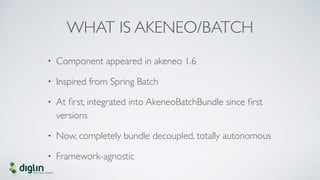 Akeneo batch Component | PDF