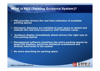 Ake parking guidance system | PDF