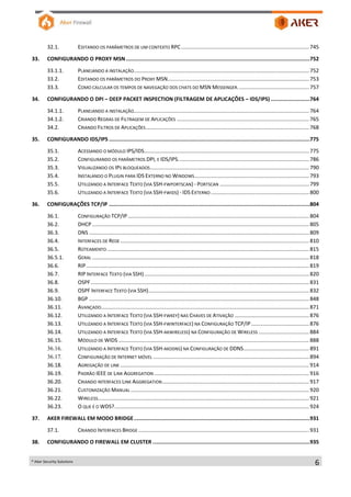 Manual Aker Firewall UTM 6.7 PT | PDF
