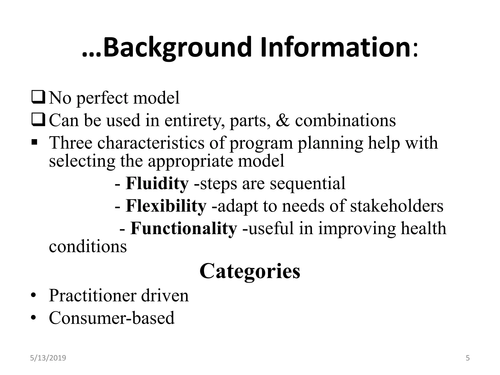 PRECED/PROCEED MODEL | PPTX