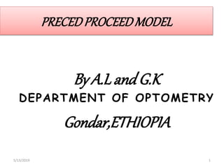 PRECED/PROCEED MODEL | PPTX