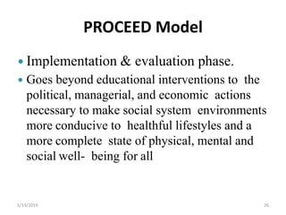 PRECED/PROCEED MODEL | PPTX
