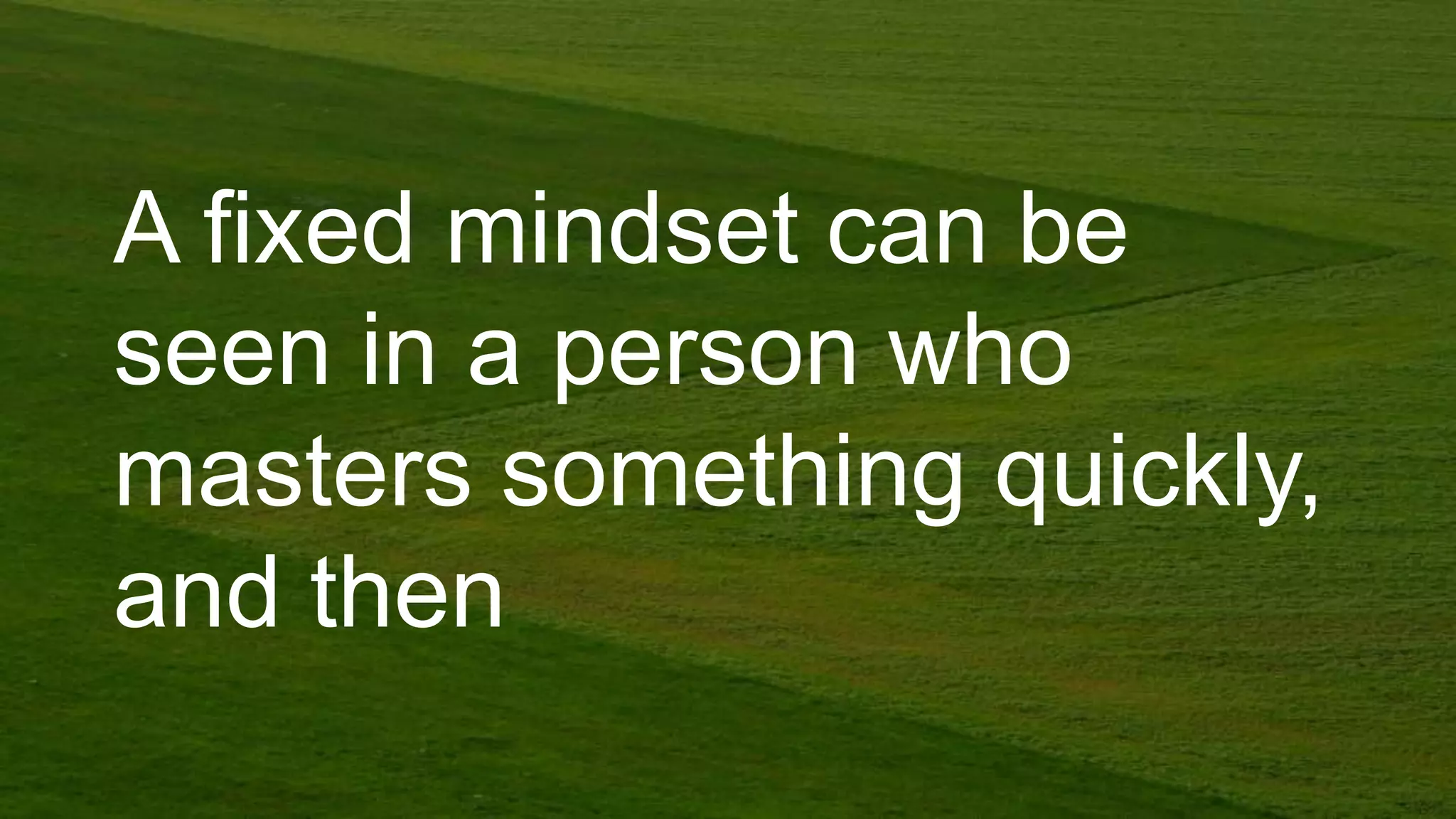 A Key Element for Success is a Growth Mindset | PPTX