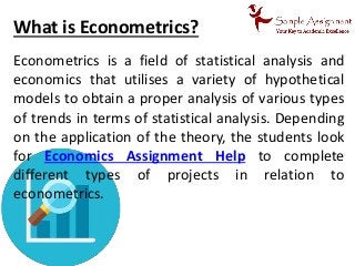 A Key Guide to Econometrics: Important Key Areas in Econometrics | PPT