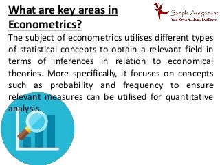 A Key Guide to Econometrics: Important Key Areas in Econometrics | PPT