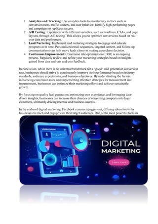 A Key Strategy for Business Growth aiming to expand their | PDF