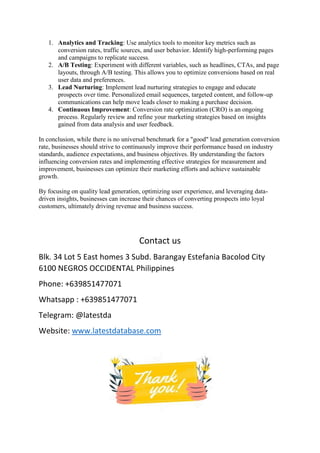 A Key Strategy for Business Growth aiming to expand their | PDF